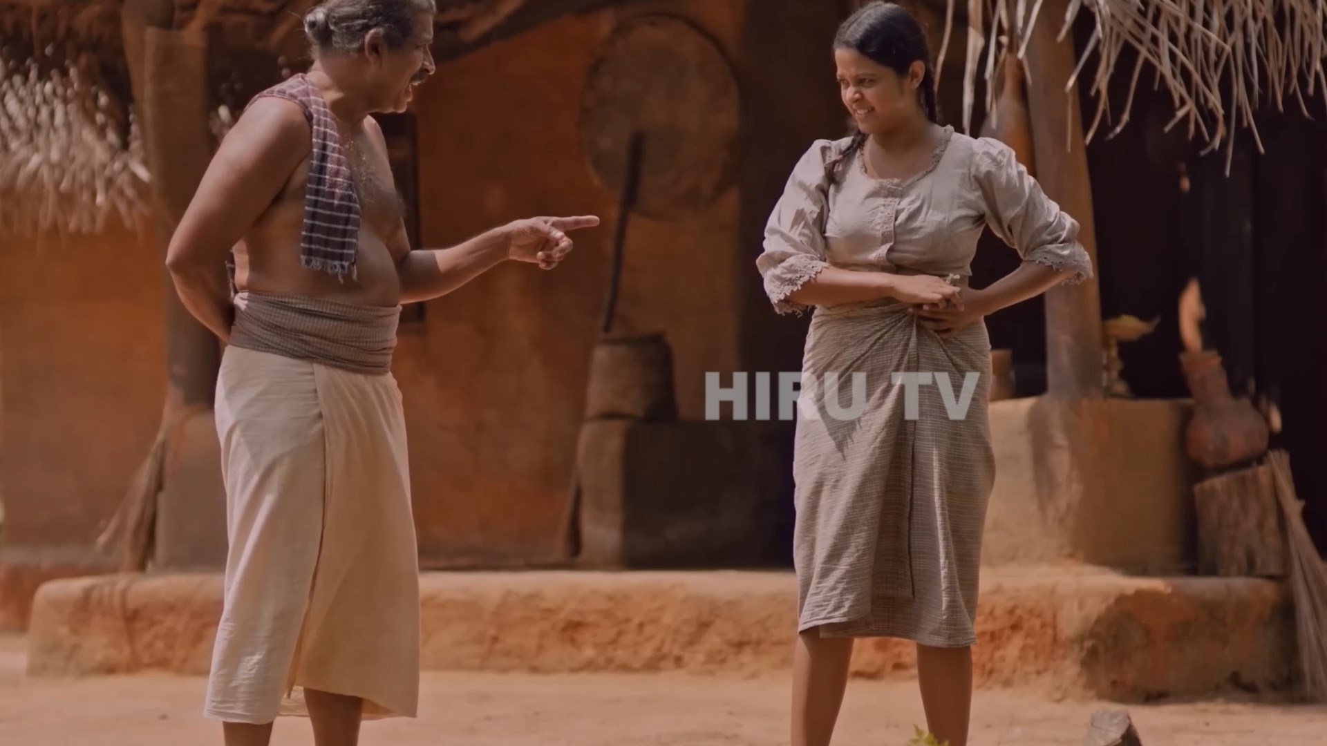 Cute simhala girl cleavage in traditional dress from a serial mp4 ...