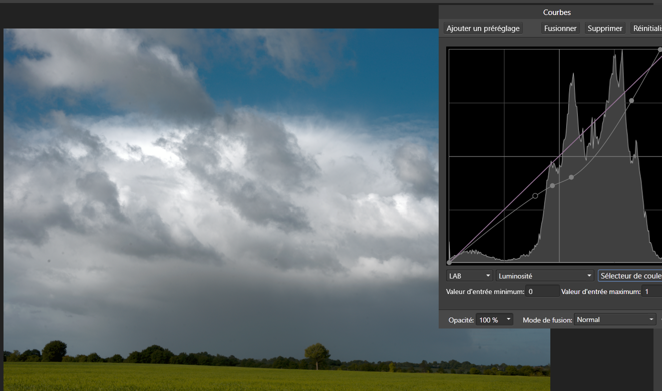 Courbe LAB luminosité — Postimages