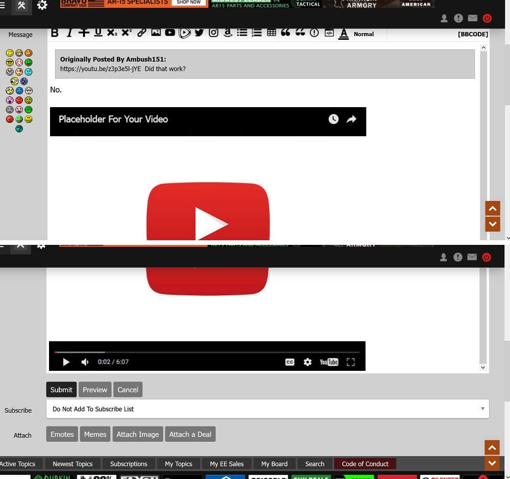 You Tube Post on ARF (3) — Postimages