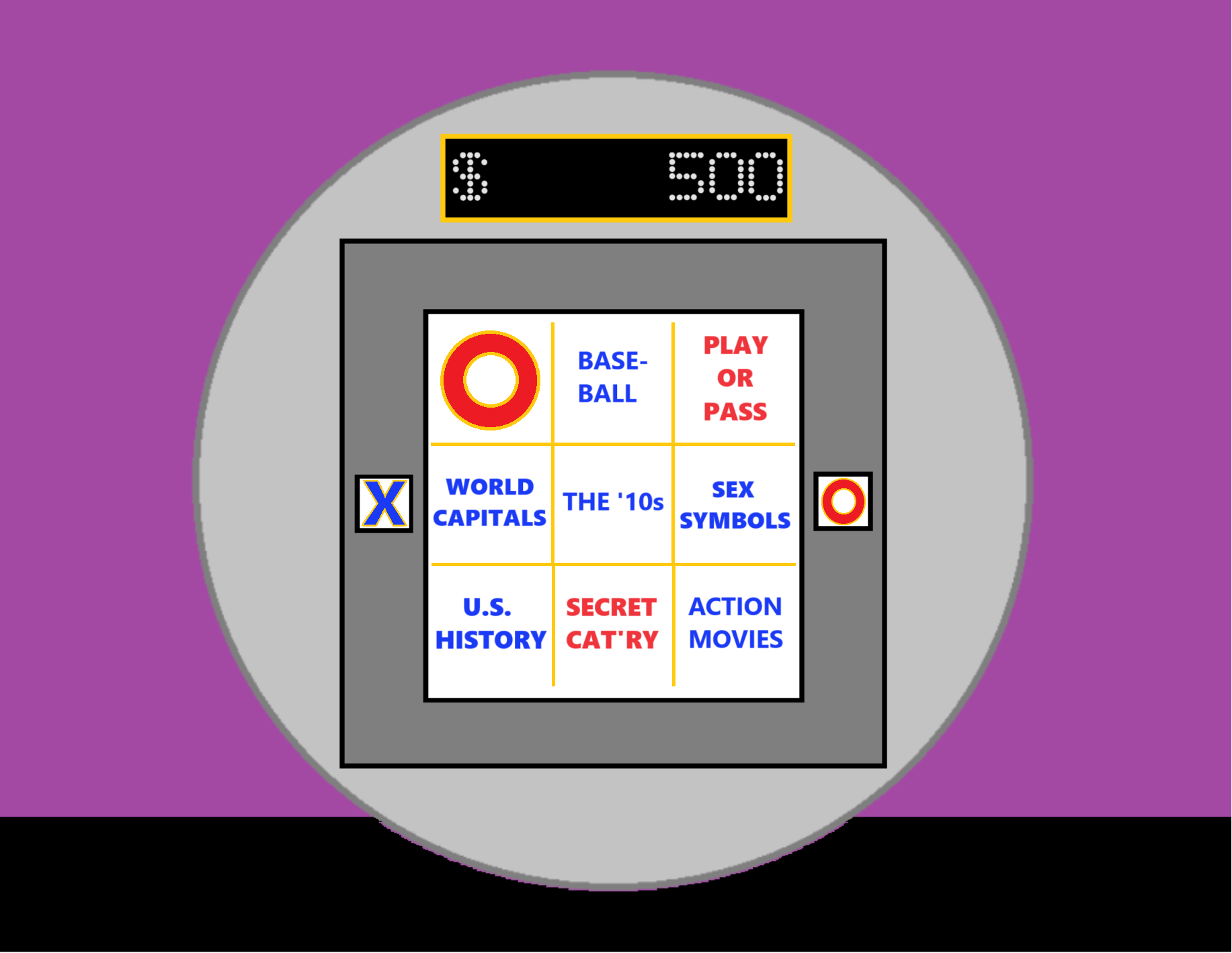 Tic Tac Dough Board Categories2a — Postimages