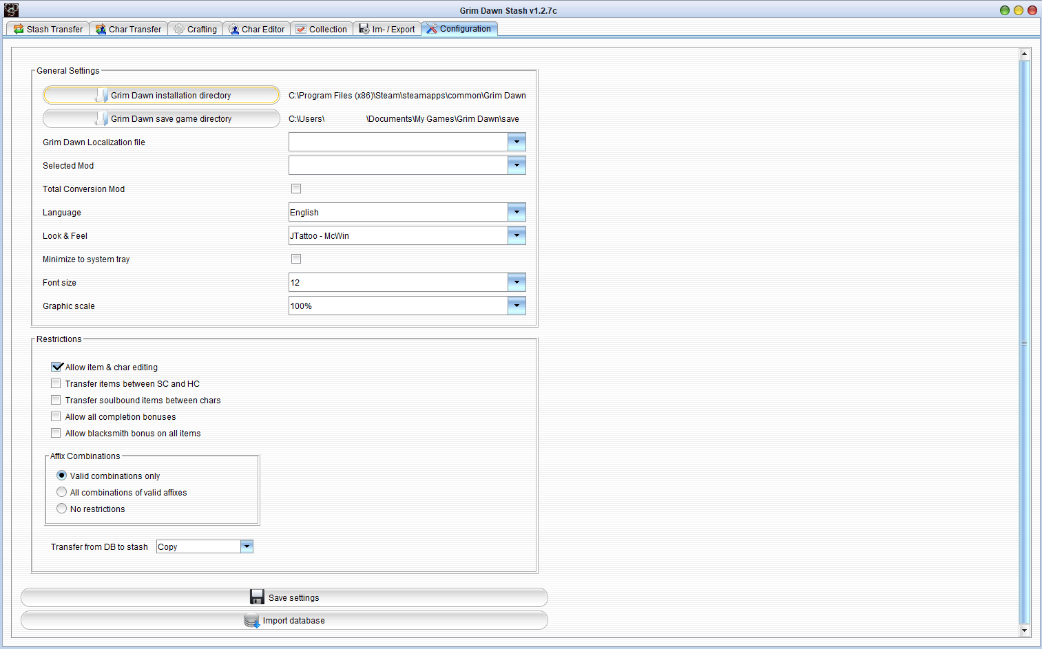 GDS Config — Postimages