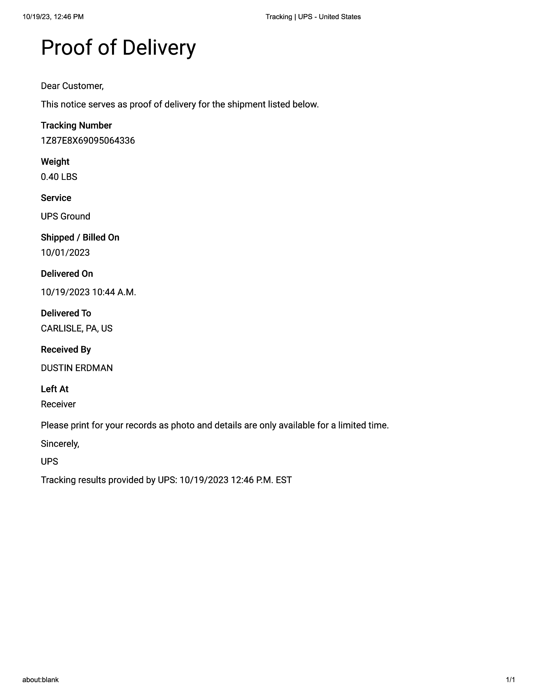 watch return receipt — Postimages