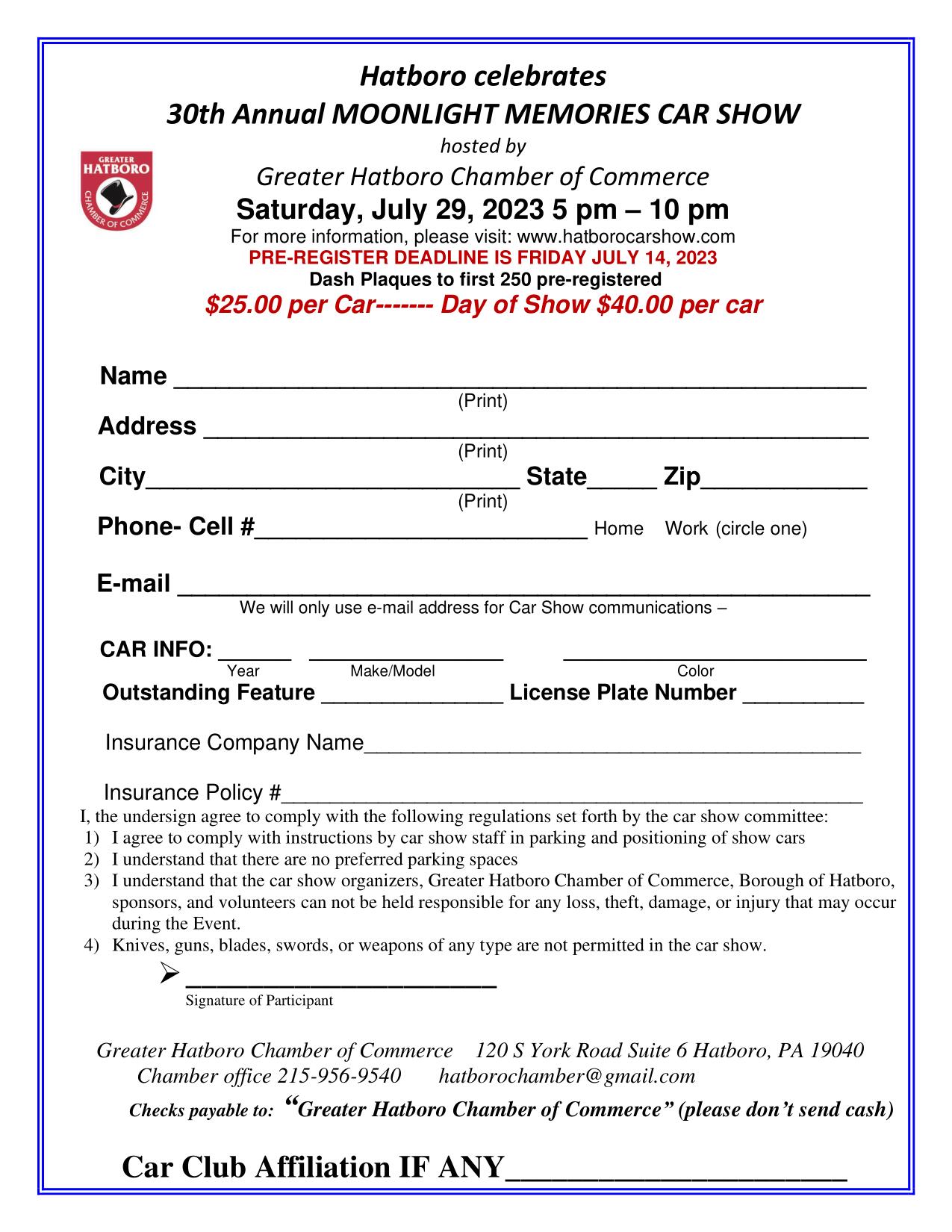 Car Show Application — Postimages