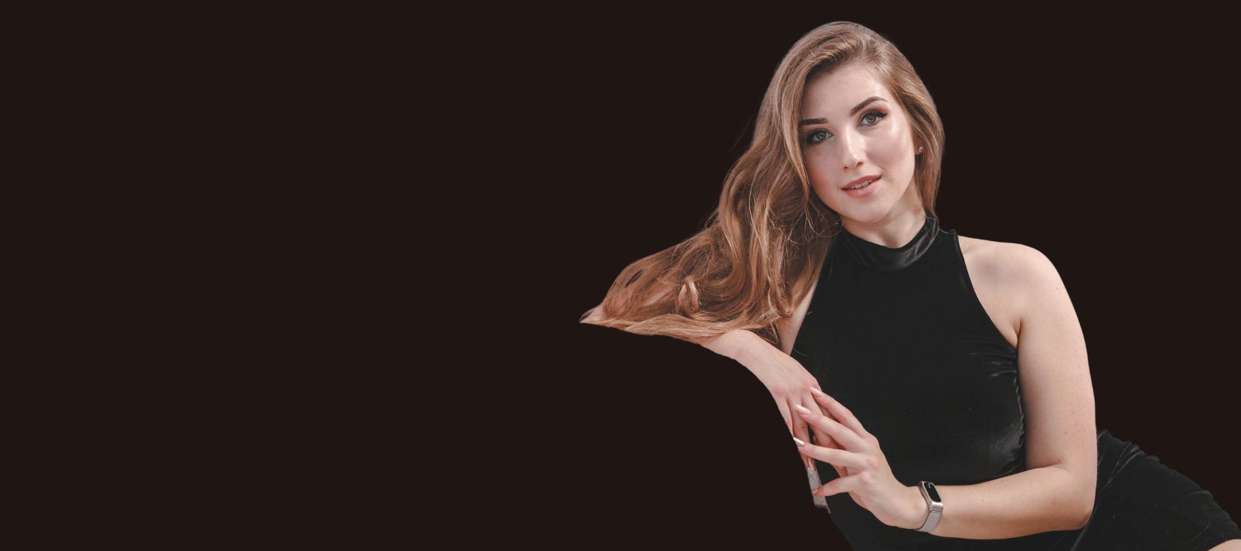 Dark Brown Modern Beauty Hair Salon Instagram Post — Postimages