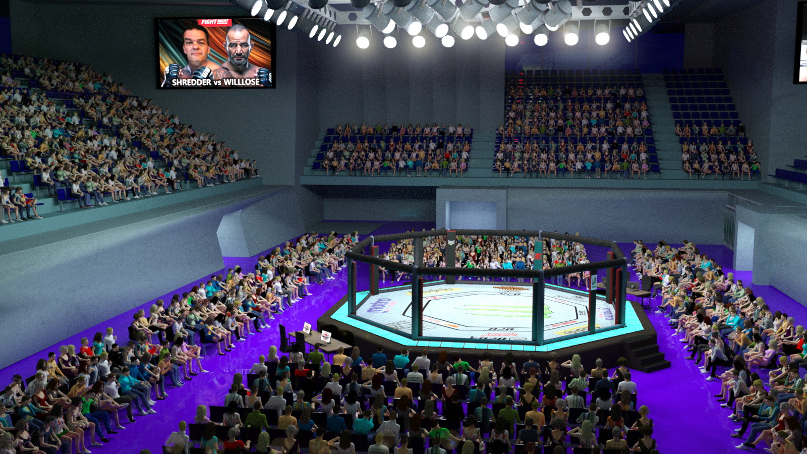 (FILLED 2023-04-10) UFC_MMA_Stadium For DAZ - Free Daz 3D Models