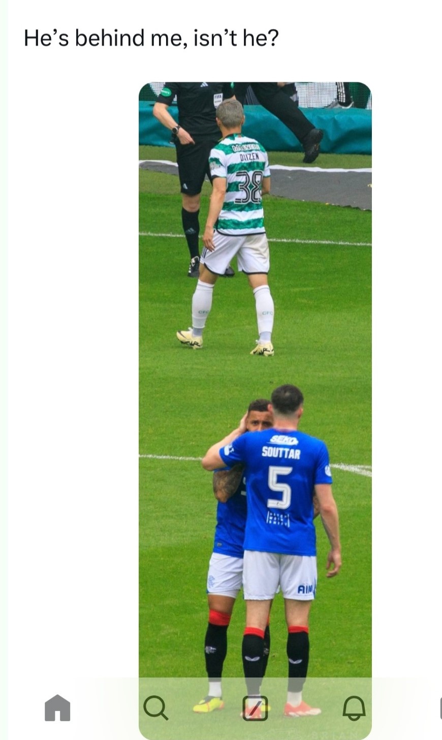 He's Behind Me — Postimages