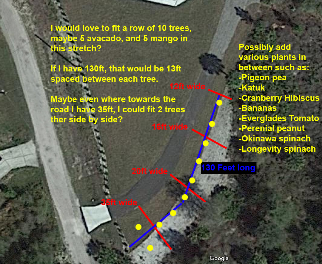 Fruit Tree Layout driveway side — Postimages