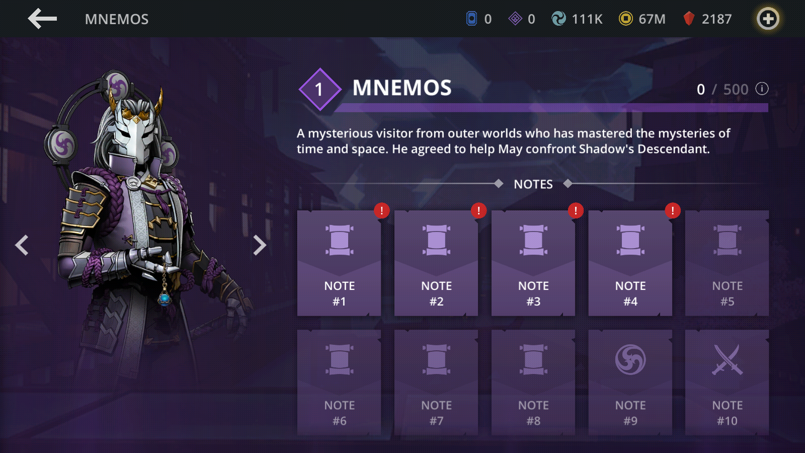 Shadow Fight 3 Synchronizer Characters Mnemos — Postimages