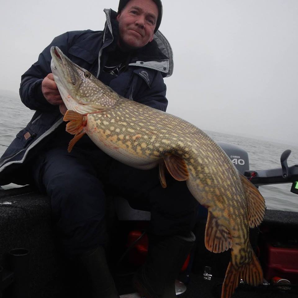 Egbert met grote snoek — Postimages