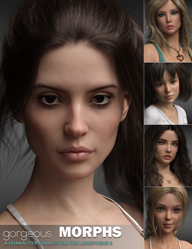 Gorgeous Morphs for Nida 8 » TOPGFX | Daz3d Renderosity Poser 3D Stuff ...