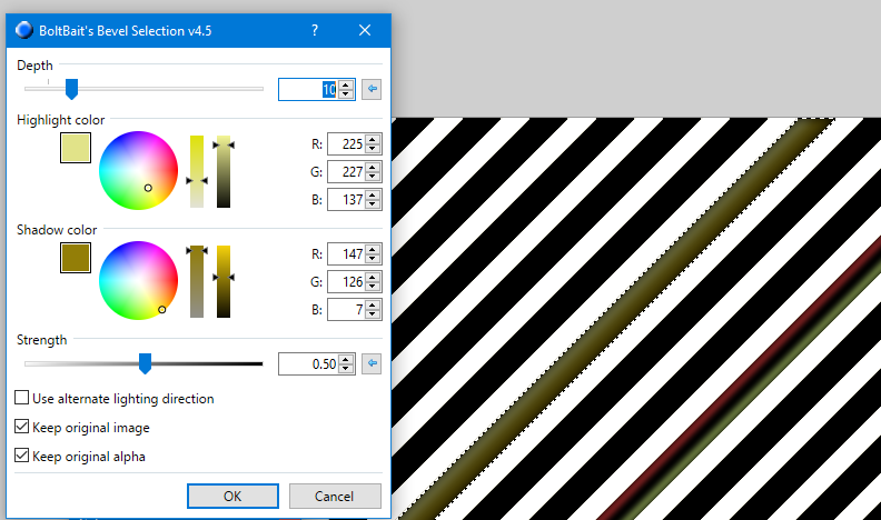 Complication with Boltbait's Bevel Selection - Paint.NET Discussion and ...