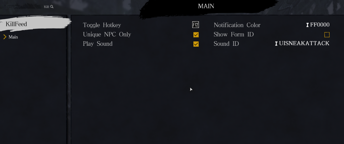 KillFeed at Skyrim Special Edition Nexus - Mods and Community