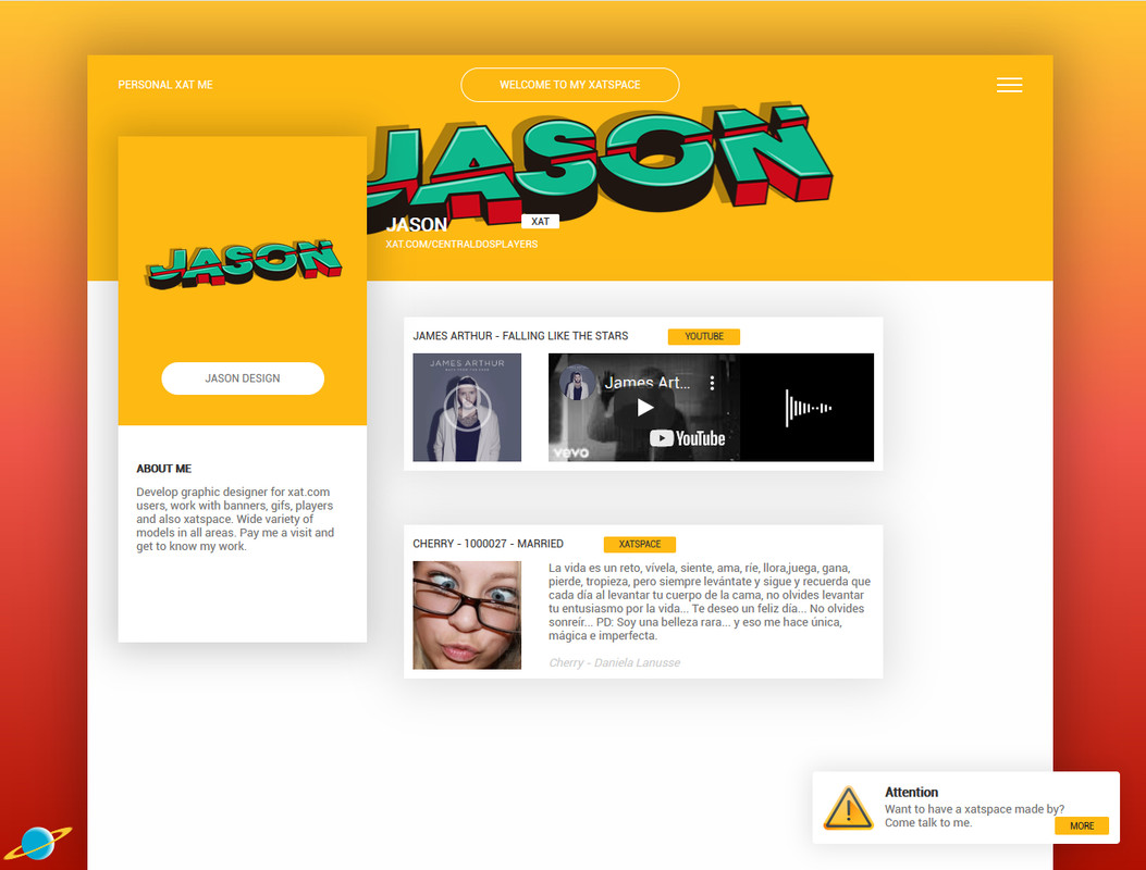 New xatspace free code - JASON - Graphics - xat Forum
