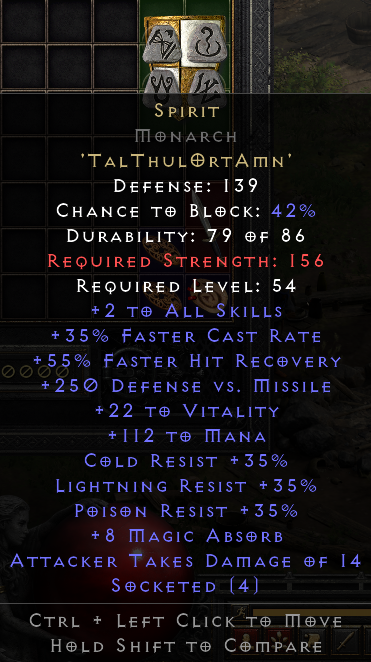 Perfect Spirit Monarch 139 Def - Topic - d2jsp