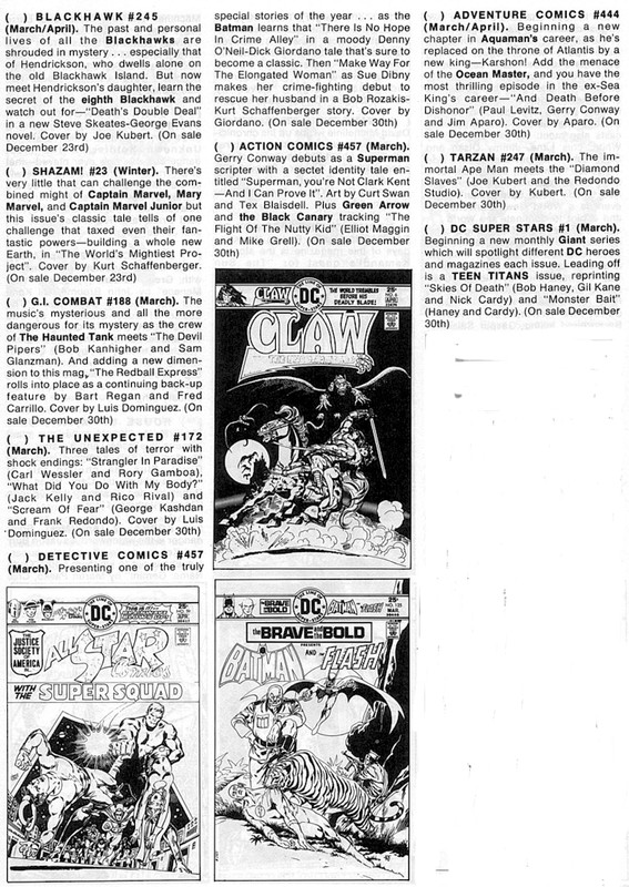 The DC Comics Time Capsule: December 1975 - Page 2 - CollectedEditions.com
