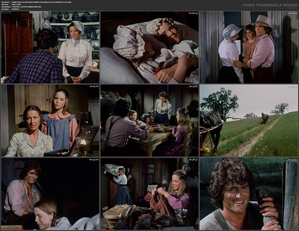 Little House on the Prairie S02 E01 The Richest Man In Walnut Grove mkv ...