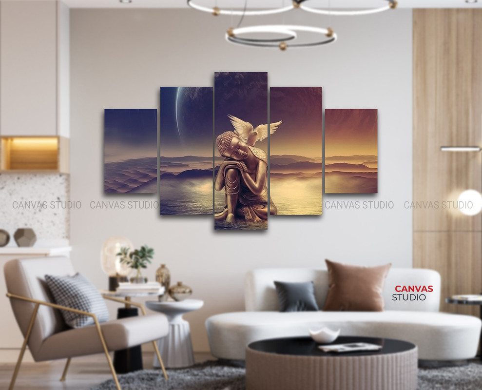 5 panel peacebuddha — Postimages