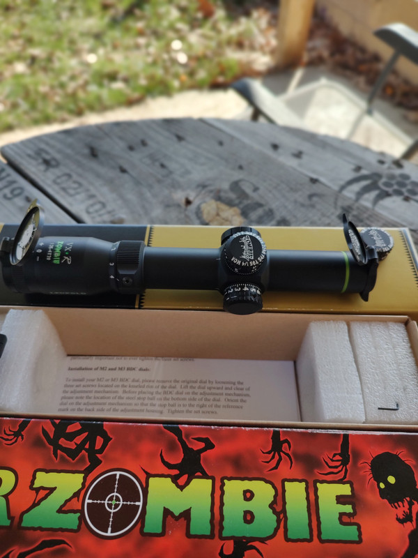 Leupold Zombie Max VXR 1.25-4 rifle scope custom shop. Green dot ...