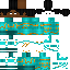 Terence Skoob | Turquoise Minecraft Skin