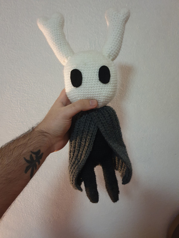 I did a plushie of the little ghost : r/HollowKnight