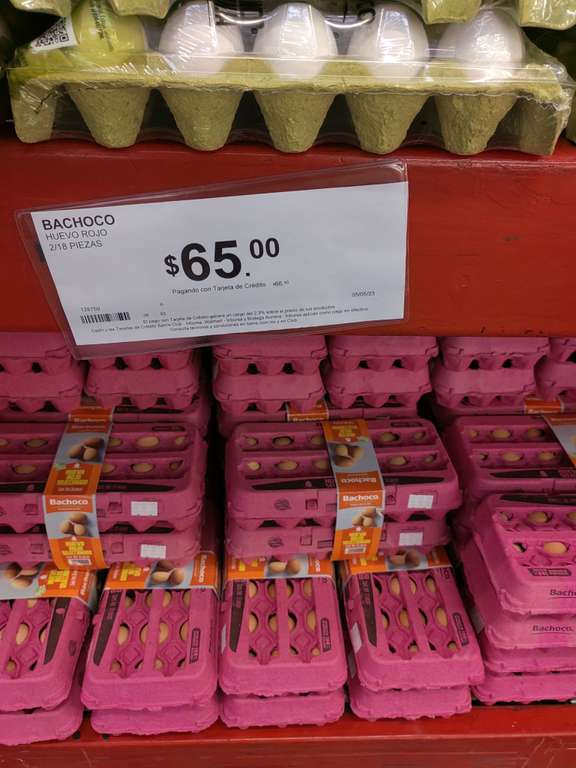 Sam's Club 36pz Bachoco huevo rojo