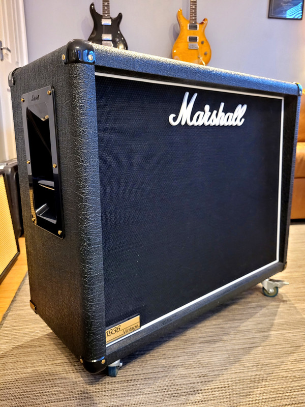 SOLD Immaculate Marshall JVM 205H + 1936 Vintage 2x12 cab - Amps ...