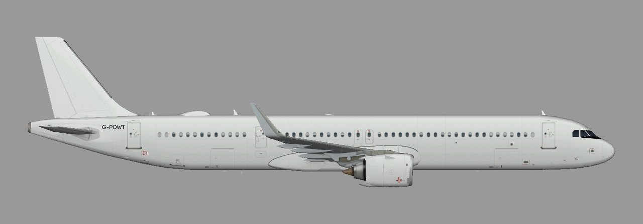 Airbus A321neo Titan Airways G-POWT ‘white’ – Azure AI