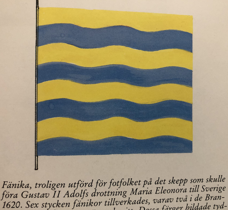 Swedish 1620 flag — Postimages