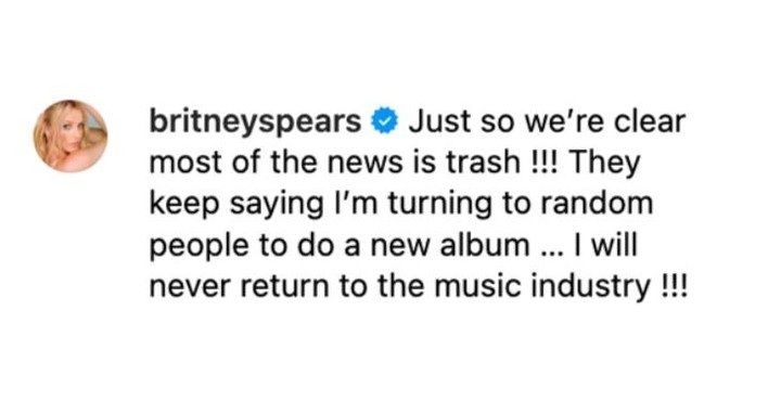 How do you feel knowing that Britney Spears has retired and will never ...