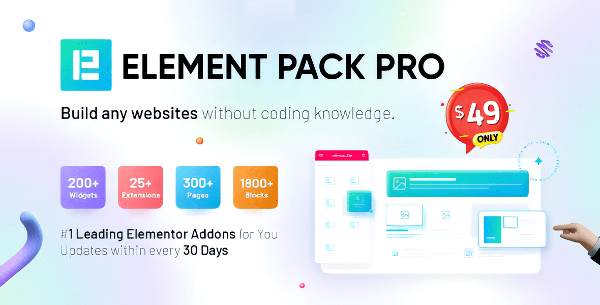 Element Pack – Addon For Elementor Wordpress – Bliter GPL