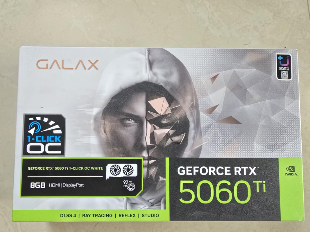 GALAX RTX 5060 Ti 1-CLICK OC WHITE 8GB ของใหม่ - Overclockzone.com ชุมชนคนไอที ที่ใหญ่ที่สุดใน ...