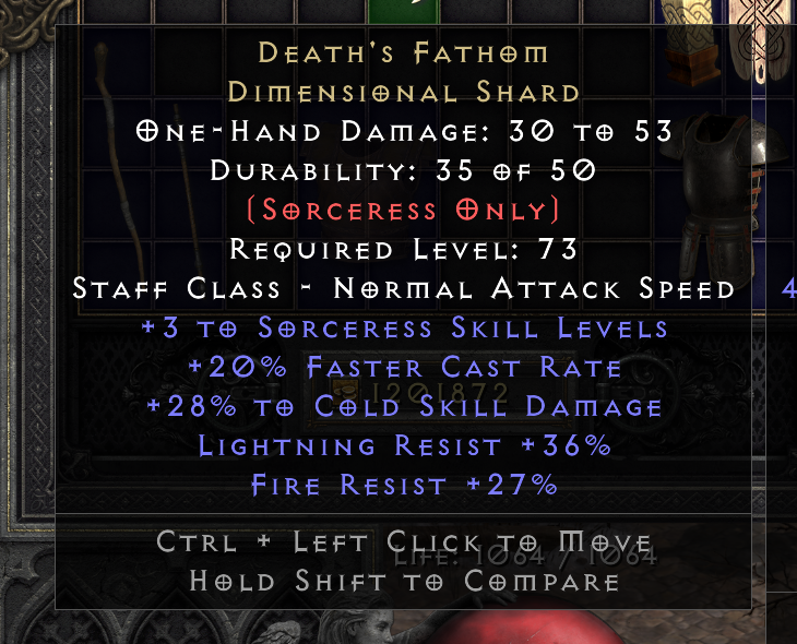 Deaths Fathom 28% - Topic - d2jsp