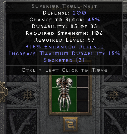 Perfect Base - Price Check 15/15 Troll Bone 3os - Topic - d2jsp
