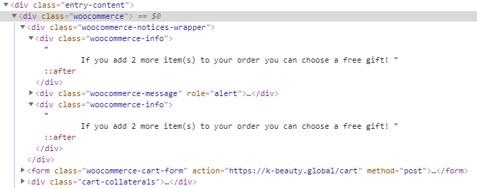 Php Display Message Based On Cart Items Count In Woocommerce Cart Stack Overflow