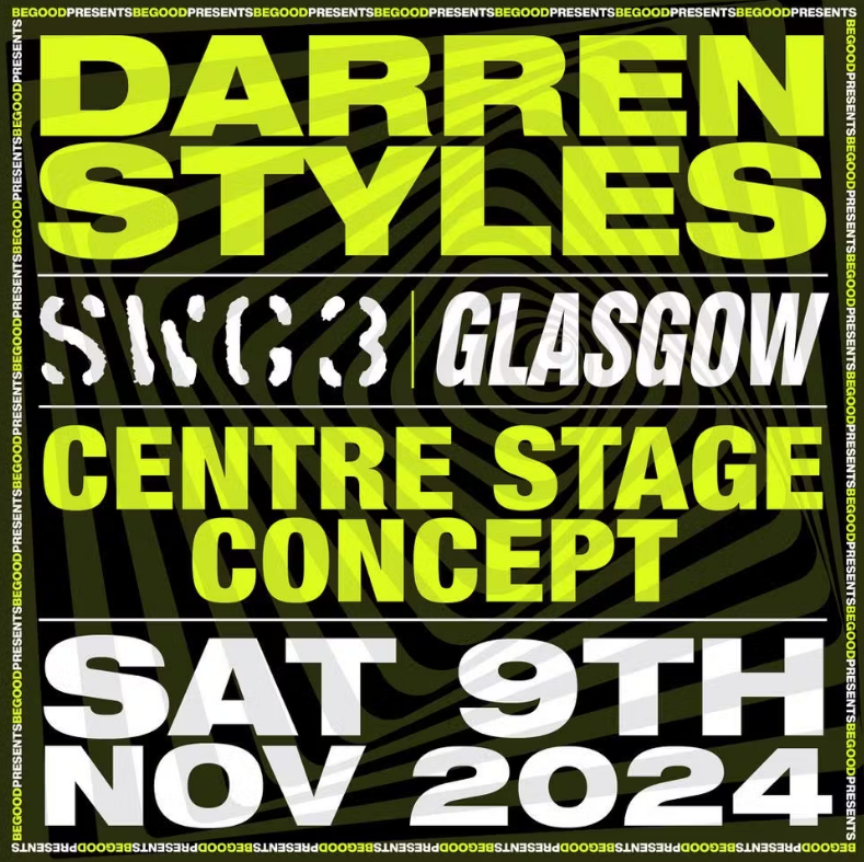 Darren Styles coming to Glasgow in November | Skiddle