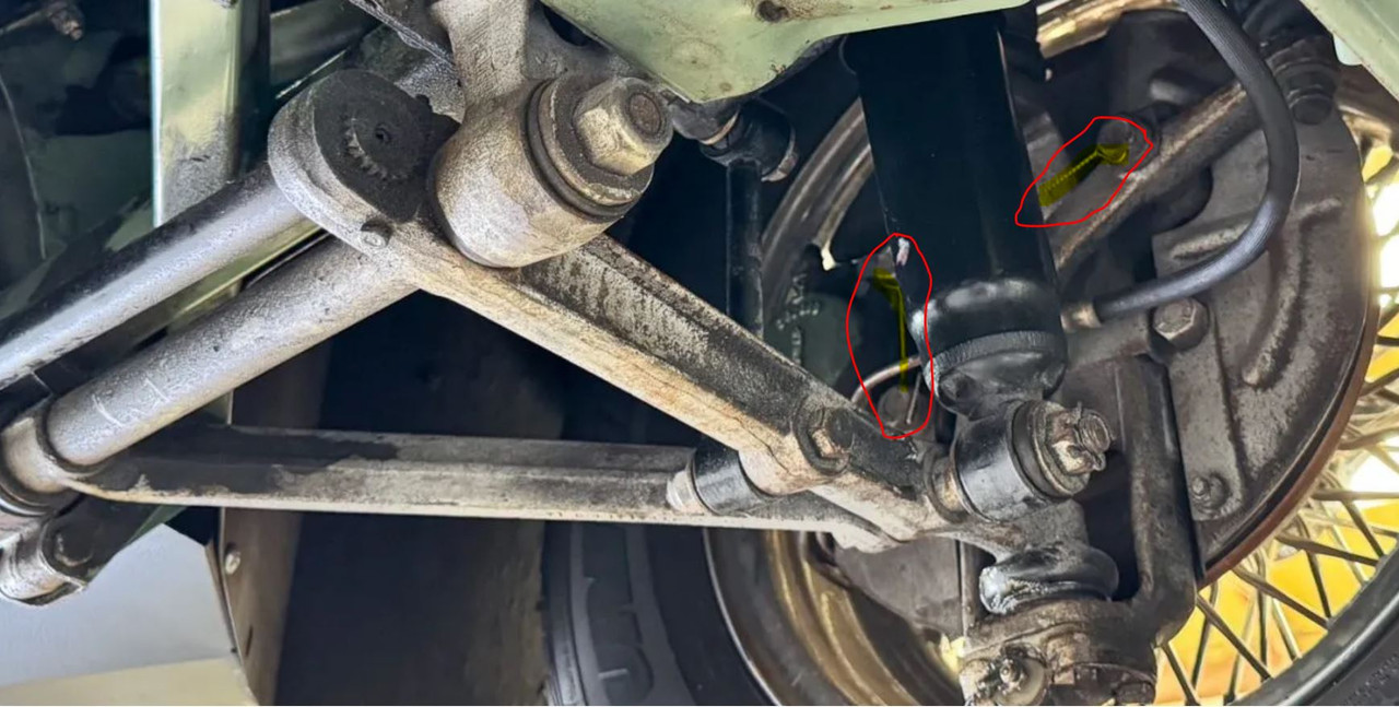 Front brakes safety wiring - The 'E' Type Forum