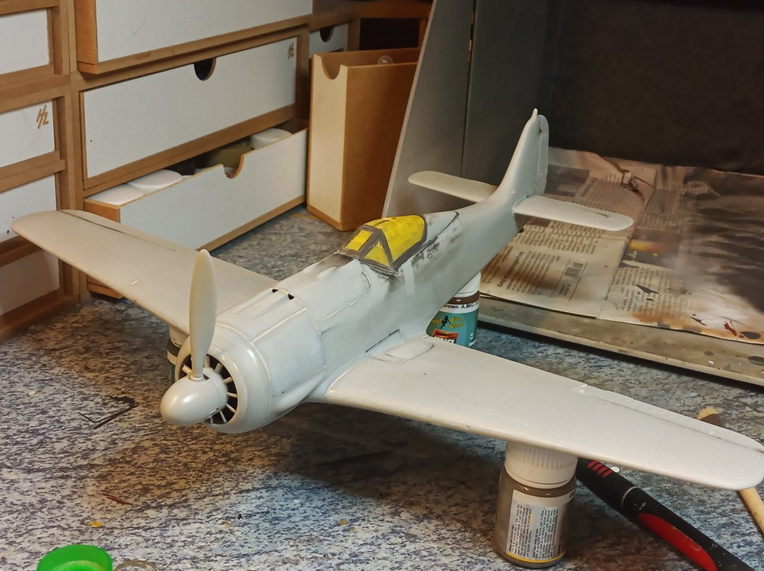 Airfix 1/24 Fw-190 / Kit no. 16001 (I built the visible parts of a big Focke-Wulf) ⭐Finished⭐ ...