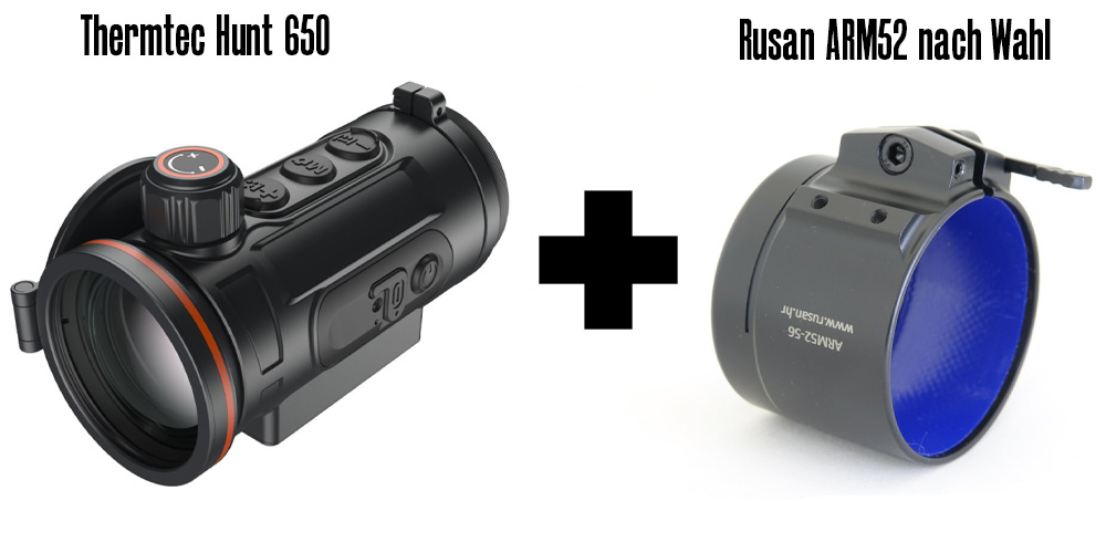 Wärmebildvorsatzgerät ThermTec Hunt 650 NEU&OVP inkl. passgenauem Rusan ...