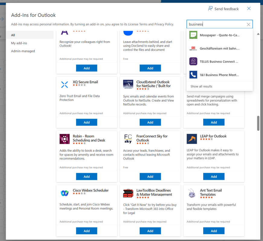 Outlook Add Ins — Postimages