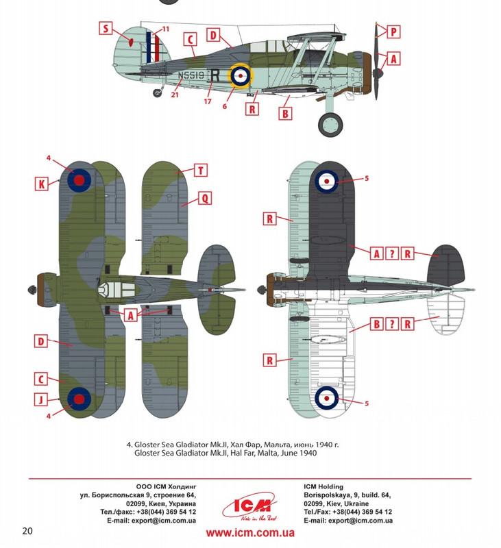 Malta Sea Gladiator Paint Scheme - Aviation Discussion & Research ...