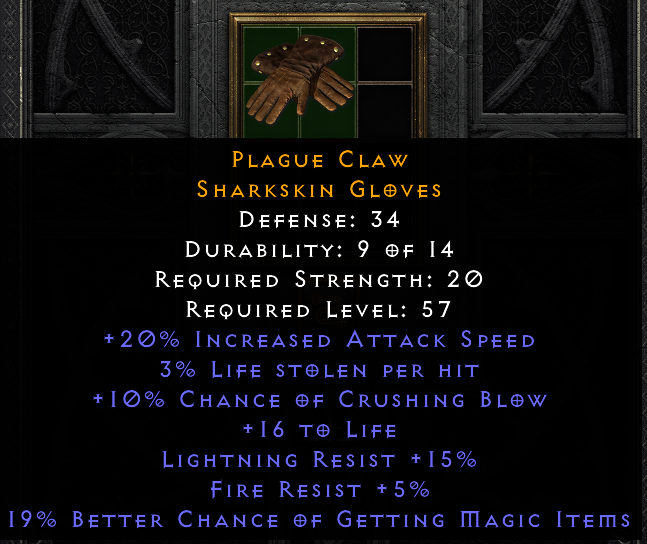 Awesome Crafted Blood Glove Here - Topic - d2jsp