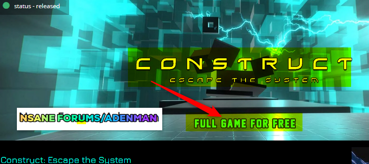 [Expired] [PC][IndieGala -Game] Construct: Escape the System - Giveaways - Nsane Forums