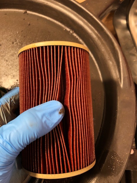 Yamaha marine fuel filter cut open | BobIsTheOilGuy