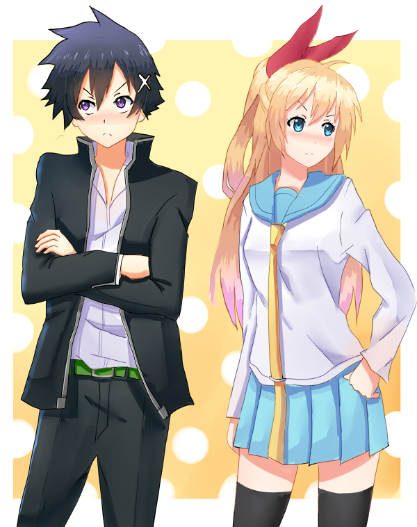 Nisekoi Chitoge And Raku Wallpaper