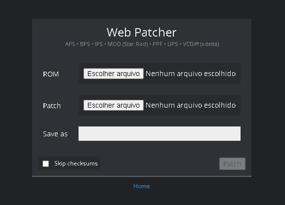 Web Patcher | Fórum da E4T