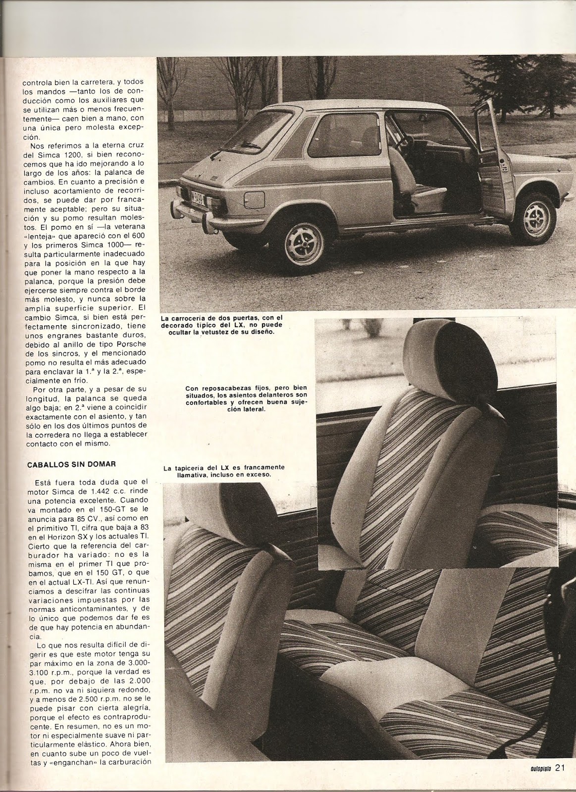 Catalogo: Talbot Simca 1200 - Forocoches