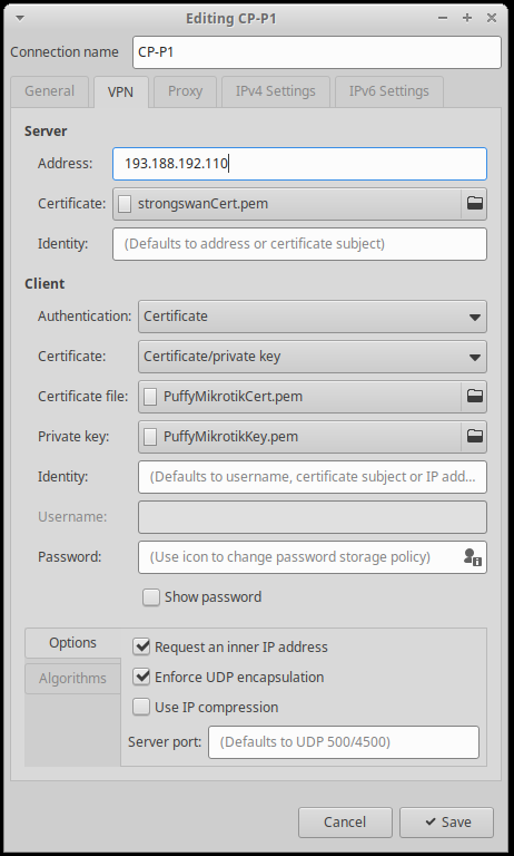 IPsec certification/authentication problem - General - MikroTik community forum