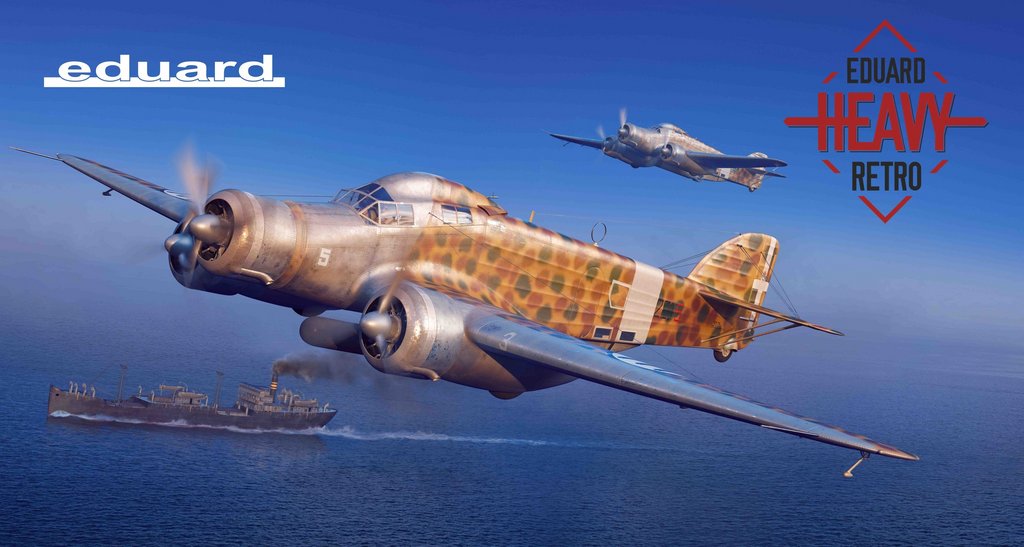 1/48 - Savoia-Marchetti SM-79 Sparviero by Eduard (plastic Classic ...