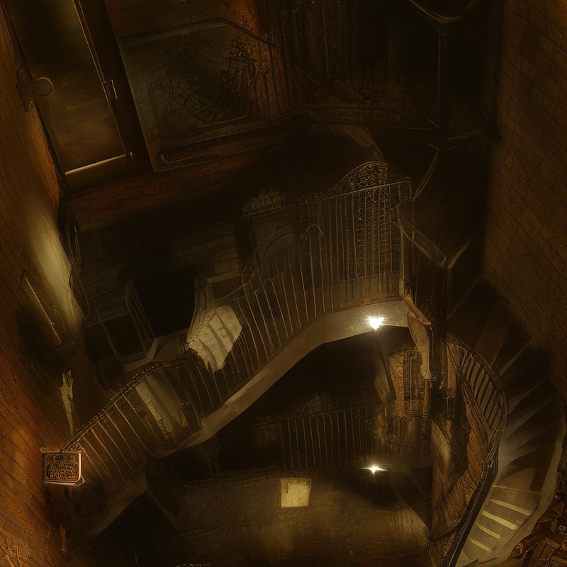 70 a dark city at night buildings of old bricks city sat on channel of ...