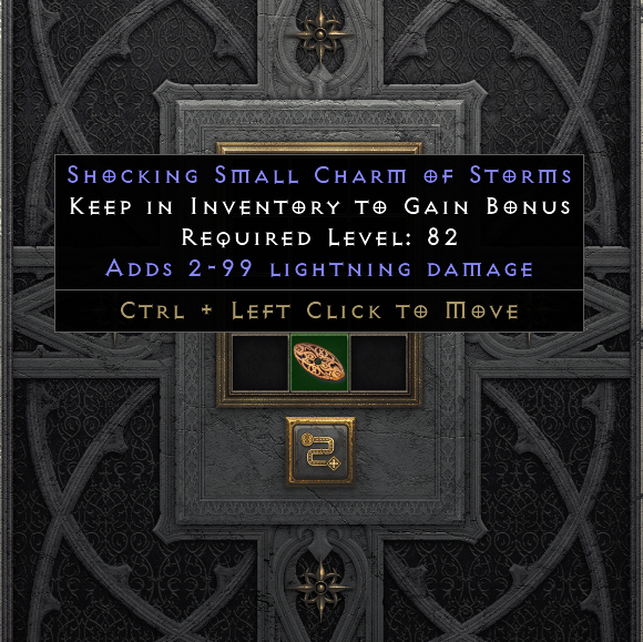 Perfect 2-99 Lightning Damage Small Charm Rare! - Topic - d2jsp